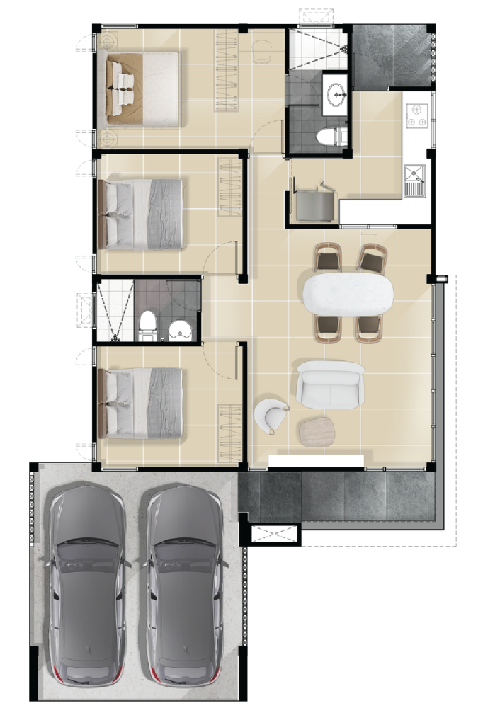 DB-020 | Modern Minimum House - DoBaan Group
